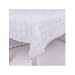 Villa d ́Este Tischdecke ''Oro'' in Wei&szlig;/ Silber - (L)240 x (B)140 cm - 25% |