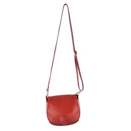 ORE10 Leder-Umhängetasche in Rot - (B)17 x (H)19 x (T)6 cm - 74% | Damen-taschen