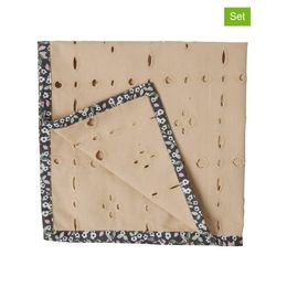 Rice 2er-Set: Tischservietten in Beige - (L)40 x (B)40 cm - 19% |