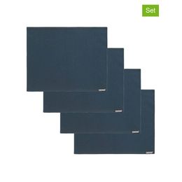 DDDDD 4er-Set: Platzdecken in Dunkelblau - (L)45 x (B)35 cm - 41% |