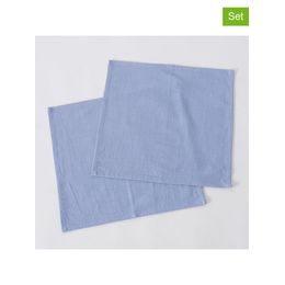 Boltze 2er-Set: Servietten "Lenea" in Hellblau - (L)40 x (B)40 cm - 27% |