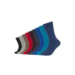 Camano Socken Damen Gr&ouml;&szlig;e 35/38 blau / marine / rot / schwarz
