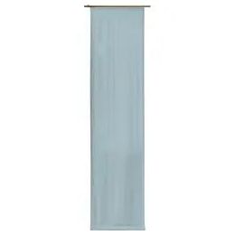 Schiebegardine WIRTH "Torbole" Gr. 4, blau, B:60cm H:245cm, Jacquard, Baumwolle, Polyester, Gardinen