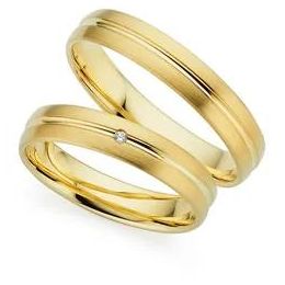 Phoenix Trauring PHÖNIX "Schmuck Geschenk Gold 333 Trauring Ehering LIEBE versch. Varianten" Gr. 65, gold (gelbgoldfarben), Fingerringe, 65, ohne Brillant, Gelbgold 333, 4mm, Made in Germany, wahlweise mit oder ohne Brillant