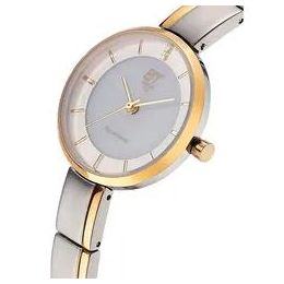 Quarzuhr, silber (silberfarben), Armbanduhren, Damen, Quarzuhr