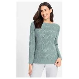 Strickpullover Inspirationen "Pullover", Damen, Gr. 36, grün (kalkmint), 100% Polyacryl, unifarben, Pullover