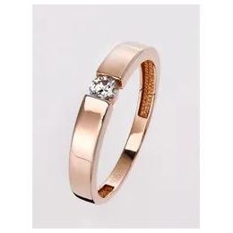 Fingerring Lady Gr. 17, rosa (silber ros&eacute; vergoldet 925), Fingerringe, Damen, 17, Gold Metall Ros&eacute;gold 585 Silber 925 (Sterlingsilber), Gold, Metall, Ros&eacute;gold 585, Silber 925 (Sterlingsilber), Fingerring