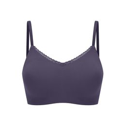 Schiesser Bra ' Invisible Soft Lace ' female Blue size 44