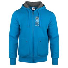GUGGEN Mountain Sweatshirt ' Kapuzenpullover 1862 Sweatjacke Pullover' Herren Größe L blau