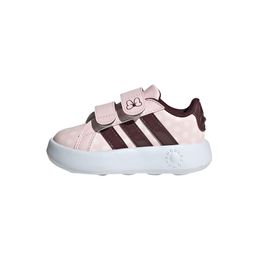 adidas Sportswear Sneaker 'GRAND COURT MINNIE CF I' Jungen Größe 25 cyclam / rosé / weiß