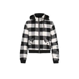 - CONTRAER - &Uuml;bergangsjacke Damen Gr&ouml;&szlig;e L grau / schwarz / offwhite