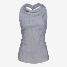 Zara Graues &auml;rmelloses Oberteil