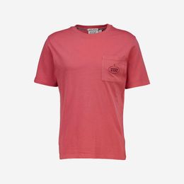 Scotch & Soda Rotes T-Shirt mit Brusttasche