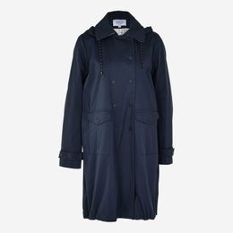 Dunkelblauer Trenchcoat