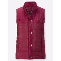 WITT Damen Weste aus recyceltem Polyester, bordeaux, Gr&ouml;&szlig;e 54