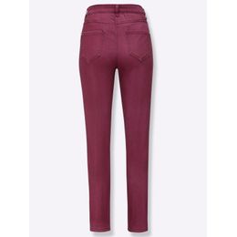 WITT Damen Hose in kn&ouml;chelfreier L&auml;nge, bordeaux, Gr&ouml;&szlig;e 40