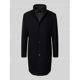 Selected Homme Regular Fit Wollmantel mit Stepp-Einsatz Modell 'RAINAR'