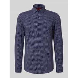 Hugo Slim Fit Businesshemd aus leichtem Stretch-Material Modell 'KENNO'
