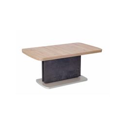 58 aufm Kessel FUNKTIONSTISCH ausziehbar Caterina 110(145+180)x63x53 Wildeiche/Beton | Gr.: onesize
