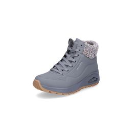 Skechers High-Top Sneaker UNO Rugged Darling Daze in Grau | Gr.: 38