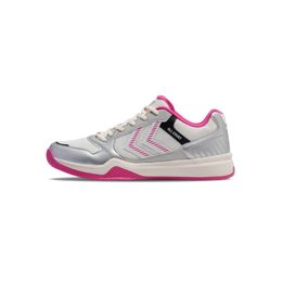 Hummel Hallenschuh All Court Innenbereich Damen in WHITE/PINK | Gr.: 40