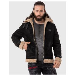 Cipo & Baxx Cipo & Baxx Jacke in BLACK | Gr.: XXL