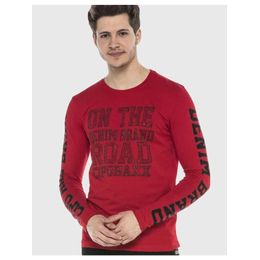 Cipo & Baxx Cipo & Baxx Langarmshirt in RED | Gr.: XXL