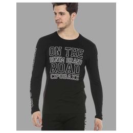 Cipo & Baxx Cipo & Baxx Langarmshirt in BLACK | Gr.: L