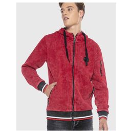 Cipo & Baxx Cipo & Baxx Sweatjacken in RED | Gr.: S
