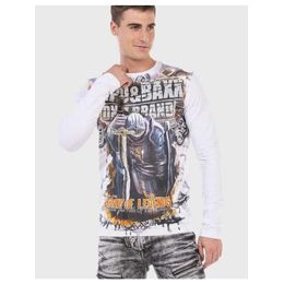 Cipo & Baxx Cipo & Baxx Sweatshirts in WHITE | Gr.: M