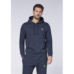 POLO SYLT Kapuzenpullover mit gesticktem Label-Symbol in Blau | Gr.: XXL
