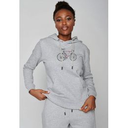 Greenbomb Hoodie Bike Norway in Heidekraut Grau | Gr.: M