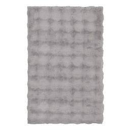 Kleine Wolke Badteppich Cloud in silber grau | Gr.: 50x60 cm