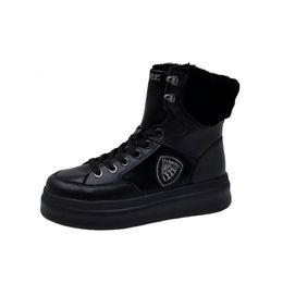 Blauer USA Schnürstiefel Emery01 in Schwarz | Gr.: 39