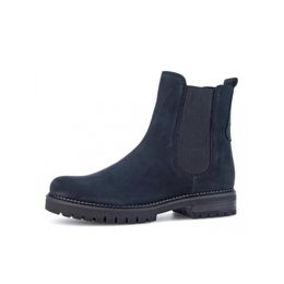 Gabor Comfort Stiefel Weite H Wechselfu&szlig;bett in Blau | Gr.: 35