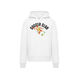 F4NT4STIC Hoodie Soccer Club Sport Fan Artwork in weiß | Gr.: 134/140