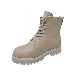 Apple of Eden Schn&uuml;rstiefel in Beige | Gr.: 40