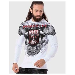 Cipo & Baxx Cipo & Baxx Sweatshirts in WHITE | Gr.: L