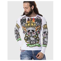 Cipo & Baxx Cipo & Baxx Sweatshirts in WHITE | Gr.: M