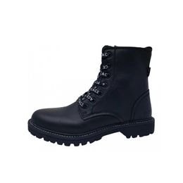 Vado Schnürstiefel Mich MId Zipper in Schwarz | Gr.: 35