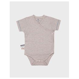 OrganicEra Baby Wickel-Kurzarmbody in Rose Melange | Gr.: 0-3 MONATE