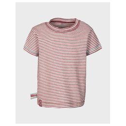 OrganicEra Baby Kurzarm T-Shirt in Bordeaux Melange | Gr.: 12-18 MONATE