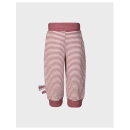 OrganicEra Baby Schlupfhose in Bordeaux Melange | Gr.: 0-3 MONATE
