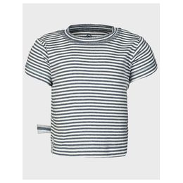 OrganicEra Baby Kurzarm T-Shirt in Indigo Melange | Gr.: 6-12 Monate