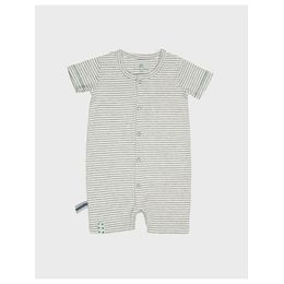 OrganicEra Baby Spieler in Grey Melange | Gr.: 3-6 MONATE