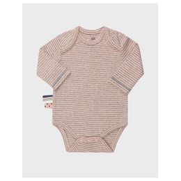 OrganicEra Baby Langarmbody in Rose Melange | Gr.: 3-6 MONATE
