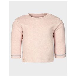 OrganicEra Baby Langarm Shirt in Rose Melange | Gr.: 0-3 MONATE