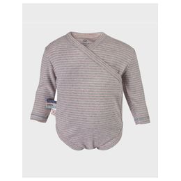 OrganicEra Baby Wickel-Langarmbody in Rose Melange | Gr.: 6-12 Monate