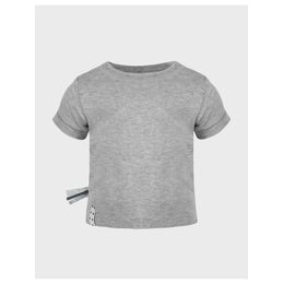 OrganicEra Baby Kurzarm T-Shirt in Grey Melange | Gr.: 12-18 MONATE