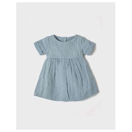 OrganicEra Baby Kleid in Aqua | Gr.: 3-6 MONATE